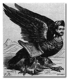 Garuda mi démon mi ange hindou